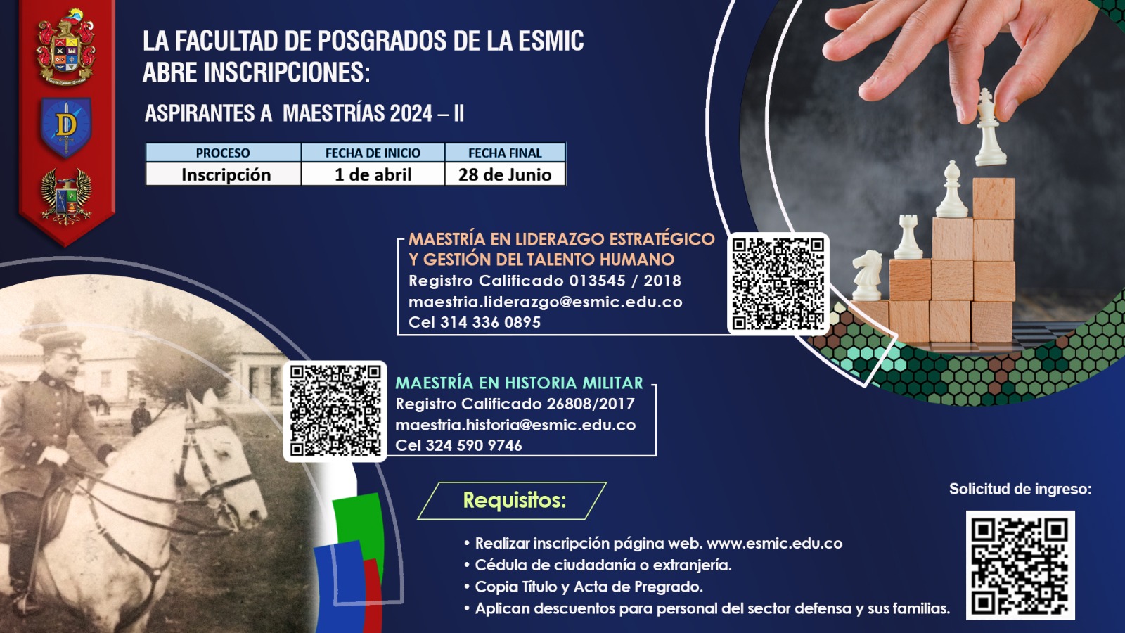 Escuela Militar de Cadetes - ESMIC - Inicio